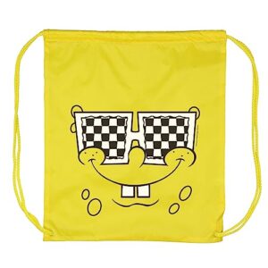 spongebob squarepants tv show single compartment drawstring bag utility beach pool