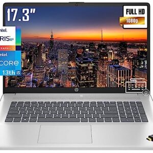 HP 2023 Flagship 17 Laptop, 17.3" IPS FHD(1920 x 1080) Display, 13th Intel 10-Core i5-1335U(Beats i7-1260U), Iris Xe Graphics, Bluetooth 5.3, Backlit KB, Window 11 Home(36GB|1TB SSD)