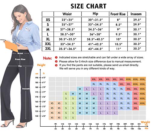 IUGA Bootcut Yoga Pants with Pockets for Women High Waist Workout Bootleg Pants Tummy Control, 4 Pockets Work Pants for Women Khaki