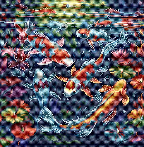 Luca-S Cross Stitch Kit - The Aquarium, BU5030