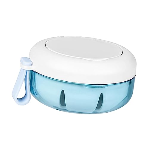 TOOYFUL Dental Retainer Case Denture Bath Box,Mouthguard Storage Soaking Holder, Mouth Guard Box Compact Waterproof Denture Cup for Travel Cleaning