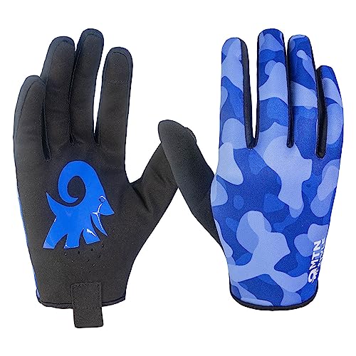 MTN Style Mountain Biking Glove, Full Finger, Touchscreen, Breathable, Lightweight, Cycling, Mountain Bike, BMX, MTB, Motocross (Medium)