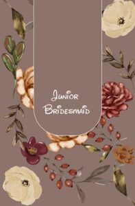 junior bridesmaid notes: junior bridesmaid notes for gift for girls