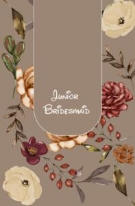 junior bridesmaid notes: junior bridesmaid notes for journaling for girls