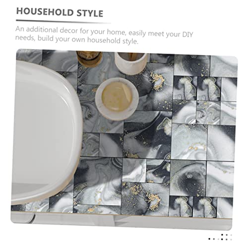 OSALADI 28pcs Wall Tile Stickers Decorations for Home Stickers Backsplash Trim Peel and Stick Flooring Piggy Bank for Wall Stickers & Murals Adhesive Tile Decals Tile Paste