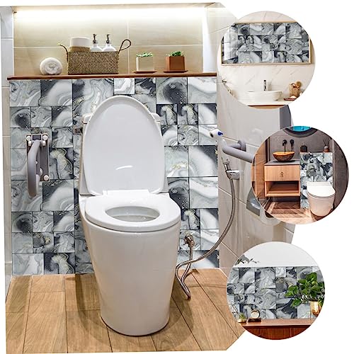 OSALADI 28pcs Wall Tile Stickers Decorations for Home Stickers Backsplash Trim Peel and Stick Flooring Piggy Bank for Wall Stickers & Murals Adhesive Tile Decals Tile Paste