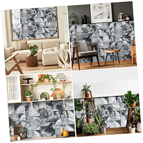 OSALADI 28pcs Wall Tile Stickers Decorations for Home Stickers Backsplash Trim Peel and Stick Flooring Piggy Bank for Wall Stickers & Murals Adhesive Tile Decals Tile Paste