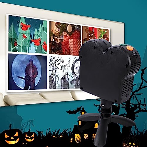 Halloween Projector, Halloween Window Projector, Outdoor Waterproof Halloween Projector Lights for Halloween Home Show Christmas Movies Party Decorations