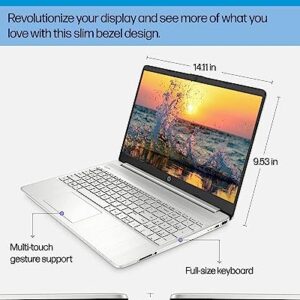 HP 15.6 Inch Business Laptop, AMD Ryzen 7 5700U, Windows 11 Pro, 32GB RAM, 1TB SSD, Full-Size Keyboard, WiFi 6, Bluetooth, Silver, PCM