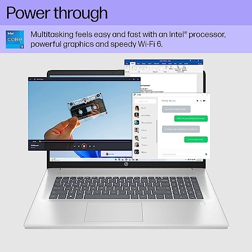 HP Newest 17.3" IPS FHD Laptop, 13th Gen Intel 10-Core i5-1335U(Beat i7-1255U), Iris Xe Graphics, Bluetooth 5.3, Backlit KB, WiFi 6, Window 11 Home(20GB|1TB SSD)