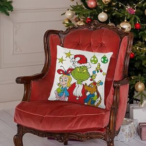 iKopink Christmas Pillow Covers - Christmas Throw Pillows Covers18x18 Set of 4,Pillow Covers for Christmas Decorations,Winter Farmhouse Cushion Cover for Sofa