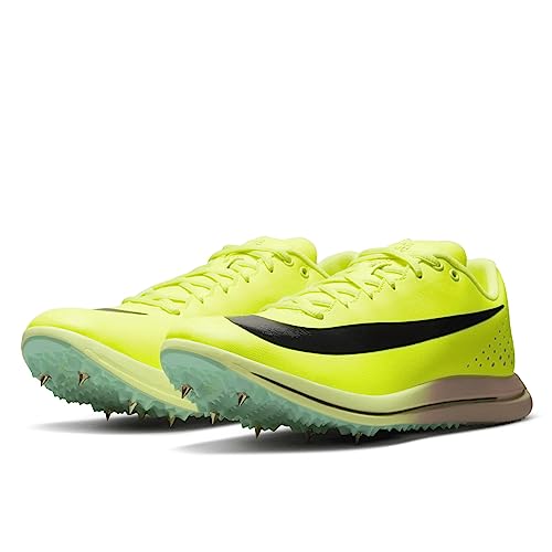 Nike Triple Jump Elite 2 Track & Field Jumping Spikes (M 10.5/W 12, Volt/Mint Foam/Vachetta Tan/Cave Purple)