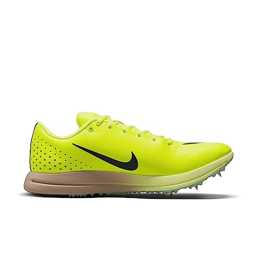 Nike Triple Jump Elite 2 Track & Field Jumping Spikes (M 10.5/W 12, Volt/Mint Foam/Vachetta Tan/Cave Purple)