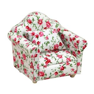 homoyoyo mini sofa bench pillow floral pillow daybed pillows mini house furniture sofa decoration mini sofa exquisite mini sofa model wooden mini house supply decorative mini sofa fine baby