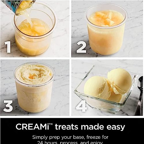 Creami Pints and Lids, for Ninja Creami Deluxe,16 OZ Ice Cream Pint Safe and Leak Proof Compatible NC301 NC300 NC299AMZ Series Ice Cream Maker