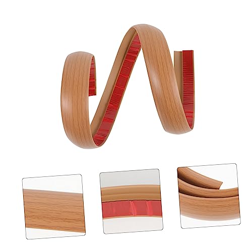 DOITOOL Tile Floor Rug Stays for Wood Floors Tile Trim Floor Transition Strip Self Adhesive Self-Adhesive Floor Transition Strip Tile to Carpet Threshold Strip Ceramic Tile Edge Trim PVC