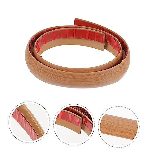 DOITOOL Tile Floor Rug Stays for Wood Floors Tile Trim Floor Transition Strip Self Adhesive Self-Adhesive Floor Transition Strip Tile to Carpet Threshold Strip Ceramic Tile Edge Trim PVC