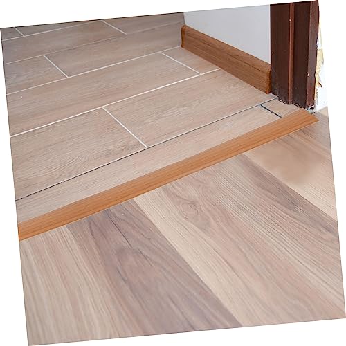 DOITOOL Tile Floor Rug Stays for Wood Floors Tile Trim Floor Transition Strip Self Adhesive Self-Adhesive Floor Transition Strip Tile to Carpet Threshold Strip Ceramic Tile Edge Trim PVC