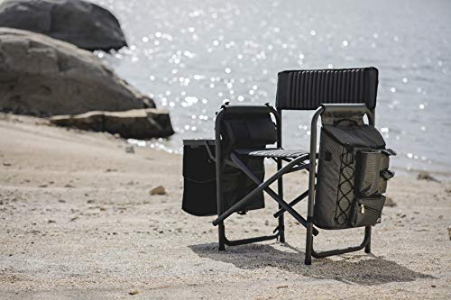 PICNIC TIME ONIVA - a Brand Fusion Original Design Outdoor Folding Chair & ONIVA - a Brand Outdoor Canopy Sunshade Beach Umbrella 5.5' - Small Patio Umbrella - Beach Chair Umbrella