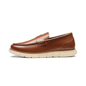 Bruno Marc Men's Casual Dress Shoes Slip-on Lightweight Penny Loafers, Brown, Size 10.5, SBLS2349M