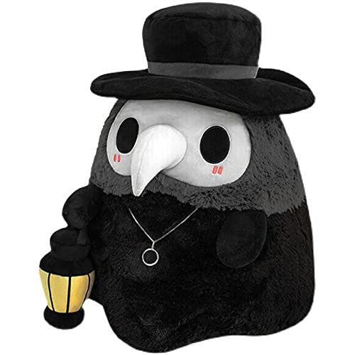 smgoyezd Plague Plush Toy - Luminous Stuffed Doll Toy Soft Plushie Figure Gift (Black)