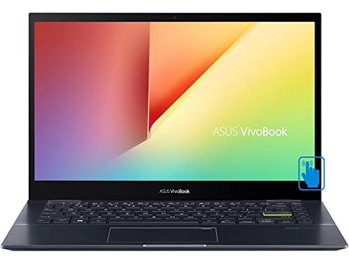 ASUS VivoBook Flip 14 Thin & Light 2-in-1 Laptop 14.0" FHD IPS Touch Display (AMD Ryzen 5 5500U 6-Core, 8GB RAM, 512GB SSD, AMD Radeon, Backlit KB, Fingerprint, Active Pen, Win10H) w/Hub