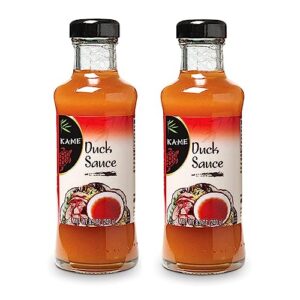 ka-me duck sauce - tangy and flavorful asian dipping and cooking sauce, authentic ingredients, no preservatives, no msg - use for marinade, dipping,cooking, bbq, meats, seafood and vegetables - 8.5 oz (pack of 2)