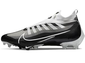 nike mens vapor edge elite 360 flyknit football cleats ao8276 (black/white-dark smoke grey, us_footwear_size_system, adult, men, numeric, medium, numeric_10)