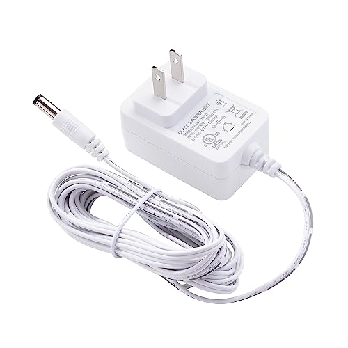 Snugapuppy Swing Power Cord Replacement for Fisher Price/Ingenuity Swing,Wall Adapter for Portable Baby Swing Cord,6V AC Adapter for Baby Swing,10FT Charger Cable,White