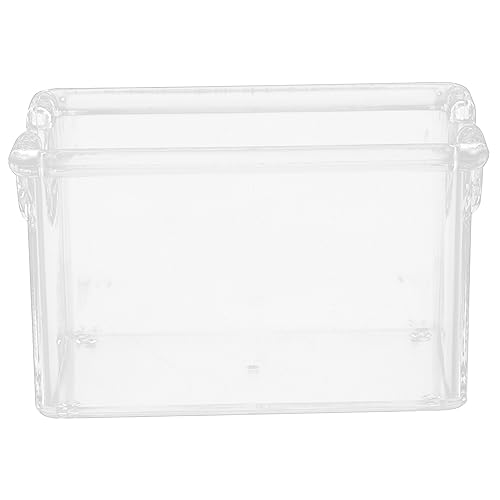 Mikinona Tea Bag Storage Box Coffee Station Holder Kitchen Pantry Organizer Seasoning Bag Box Clear Organizer Box Clear Organizer Bags Teabag Organizer Box Acrylic Coffee Box Tea Bag Holder