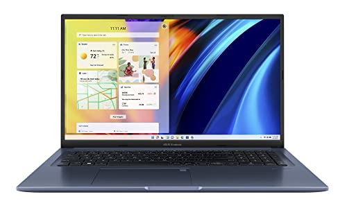 ASUS VivoBook 17X Business Laptop 17.3" FHD IPS Display (AMD Ryzen 5 5600H 6-Core 3.30GHz, 16GB RAM, 1TB PCIe SSD, AMD Radeon, Fingerprint, WiFi 6, BT 5.2, Webcam, Win 11 Home) w/Dockztorm Dock