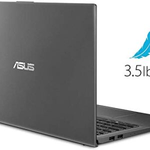 ASUS 2023 F512JA VivoBook Thin and Light Laptop 15.6” FHD Intel 10th Gen Dual-Core i3-1005G1 20GB DDR4 RAM 1TB PCIe SSD HDMI WiFi AC BT USB-C Backlit Fingerprint Windows 11 Pro w/RE USB Drive