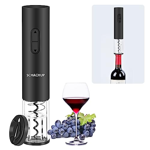 Electric Wine Opener, Wine Bottle Openers, Automatic corkscrew wine opener with Foil Cutter, Cool home kitchen gadgets, wine accessories for wine lovers, house warming gifts new home, Party Bar