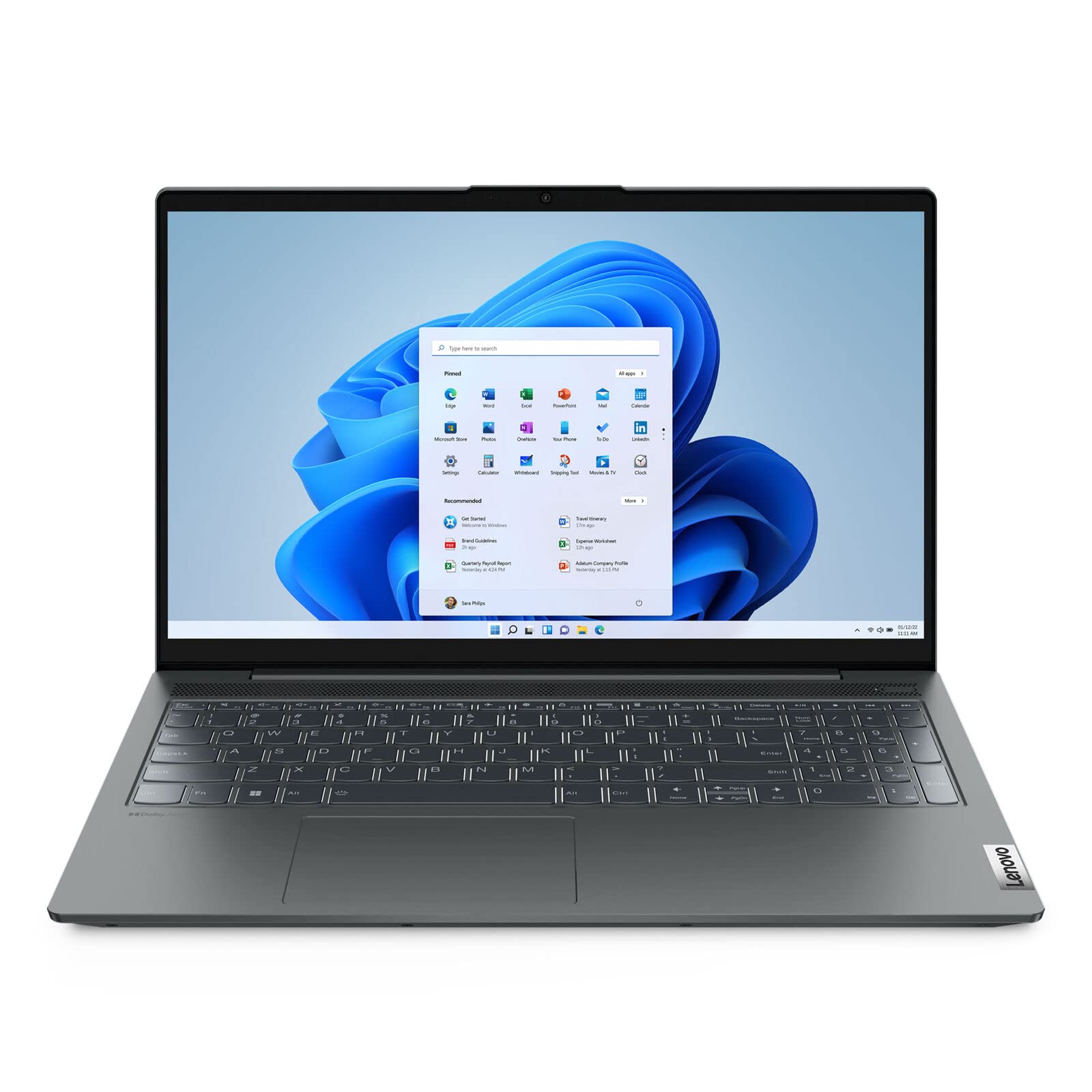 Lenovo 2023 Ideapad 5 15.6" FHD IPS Touchscreen Laptop AMD 8-Core Ryzen 7 5825U 16GB DDR4 4TB M.2 NVMe SSD AMD Radeon Graphics HDMI WiFi AX BT USB-C Fingerprint Backlit Grey Windows 11 Pro w/RE USB