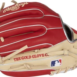 Rawlings | HEART OF THE HIDE R2G Baseball Glove | Right Hand Throw | 11.5" - Pro I-Web | Camel/Scarlet