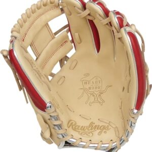 Rawlings | HEART OF THE HIDE R2G Baseball Glove | Right Hand Throw | 11.5" - Pro I-Web | Camel/Scarlet