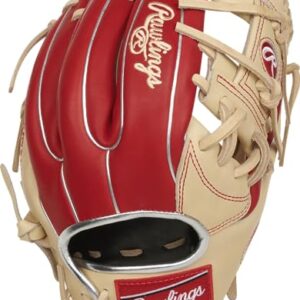 Rawlings | HEART OF THE HIDE R2G Baseball Glove | Right Hand Throw | 11.5" - Pro I-Web | Camel/Scarlet