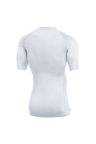 Nike Mens Pro Fitted Half Sleeve Tee (Large, White)