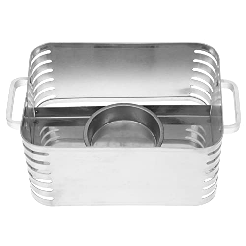 Metal Serving Tray Food Buffet Server Warmer Stove: Portable Stainless Steel Chafing Dishes Trays Countertop Heating for Dinner Indoor Holiday Party Catering Fireplace Grill