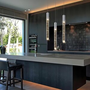 Modern Mini Pendant Lights Dining Room Chandelier 3 Lights Set Pendant Lighting for Kitchen Island Light Fixture Small Chandelier Pendants Bedroom Light Chrome