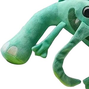 Wsngic Garten of Banban 3 Plush 10.5" The Green Elephant Monster Horror Stuffed Figure Toys Stuffed Animal Lennys Plush Doll Halloween Christmas Birthday Gift for Kids and Fan