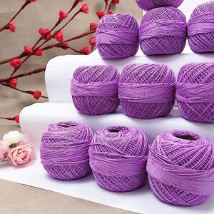 S2J Lot of 10 Pcs Anchor Cotton Crochet Knitting Thread Tatting Yarn Embroidery Ball