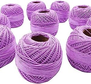 S2J Lot of 10 Pcs Anchor Cotton Crochet Knitting Thread Tatting Yarn Embroidery Ball