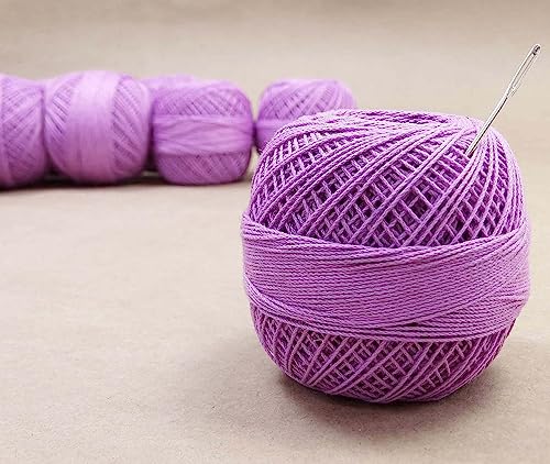 S2J Lot of 10 Pcs Anchor Cotton Crochet Knitting Thread Tatting Yarn Embroidery Ball