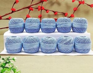 s2j lot of 10 pcs cotton crochet anchor knitting thread tatting yarn embroidery ball-2