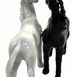 "Home Décor Accents" Romantic White Horses Ceramic Salt Pepper Shakers Set Figurine - Home Accents 33-kl1-8933