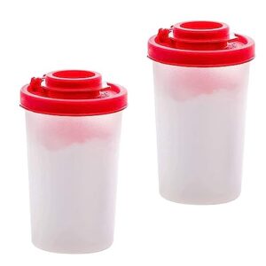 container 2pcs shaker sugar jars plastic bottle empty bottles mini containers mini plastic containers clear container mini seasoning cans outdoor seasoning jars cellars