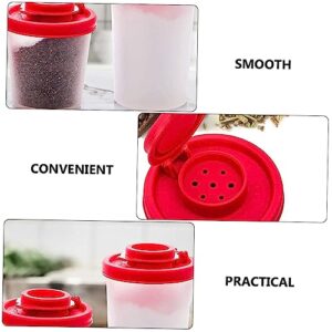 Container 2pcs Shaker Plastic Container Mini Containers Mini Plastic Containers Bottle Jalepeño Condiment Outdoor Seasoning Jars Portable Shaker Outdoor