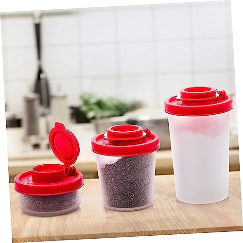 Container 2pcs Shaker Plastic Container Mini Containers Mini Plastic Containers Bottle Jalepeño Condiment Outdoor Seasoning Jars Portable Shaker Outdoor