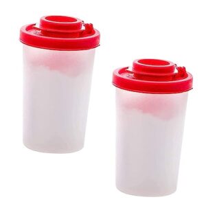 jalepeño pepper 2pcs pepper shaker seasoning jars plastic pepper plastic bottle metal clear plastic mini plastic s seasoning s kitchen supplies